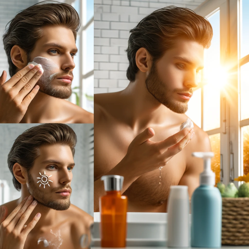 Looksmaxxing daily skincare regimen